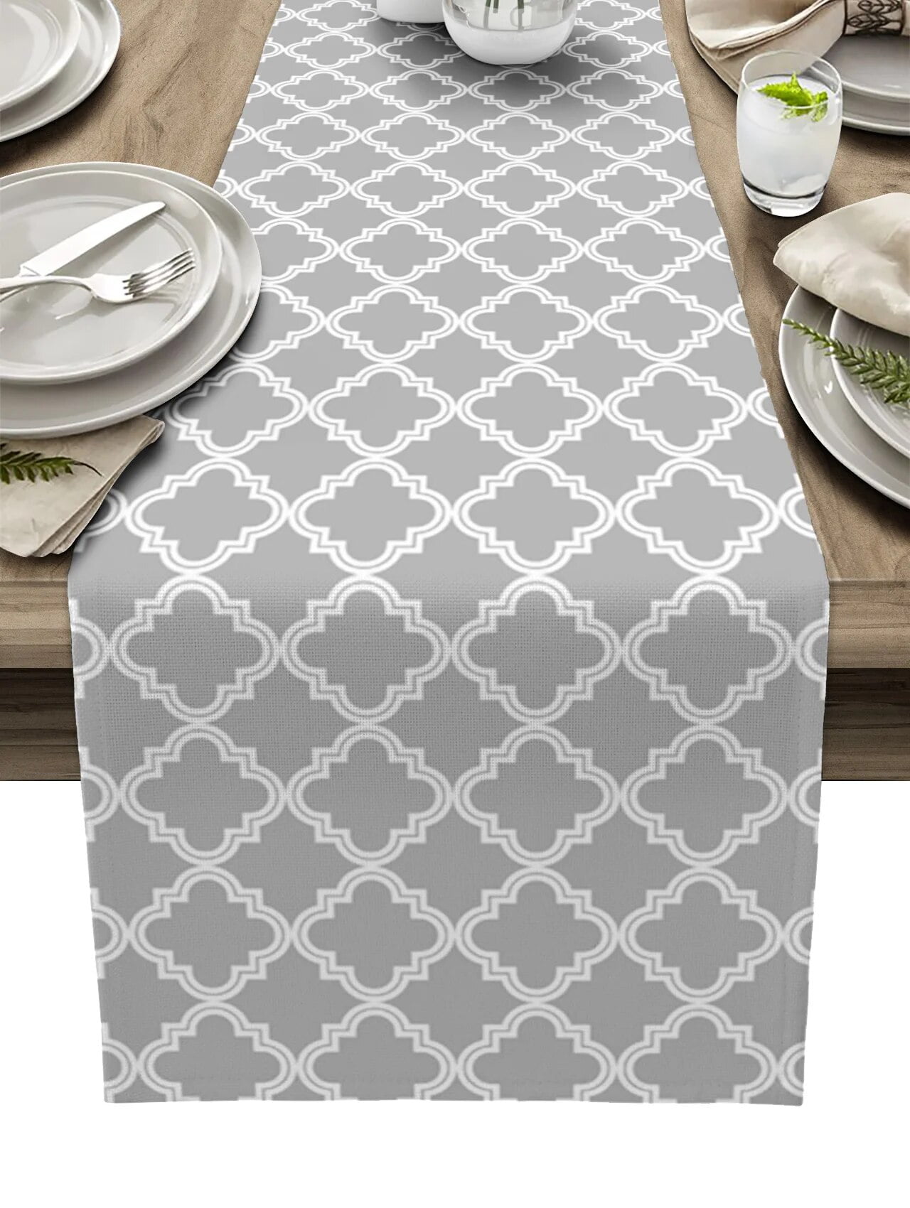 Moroccan Style Pattern Black Background Rustic Home Decor Kitchen ...
