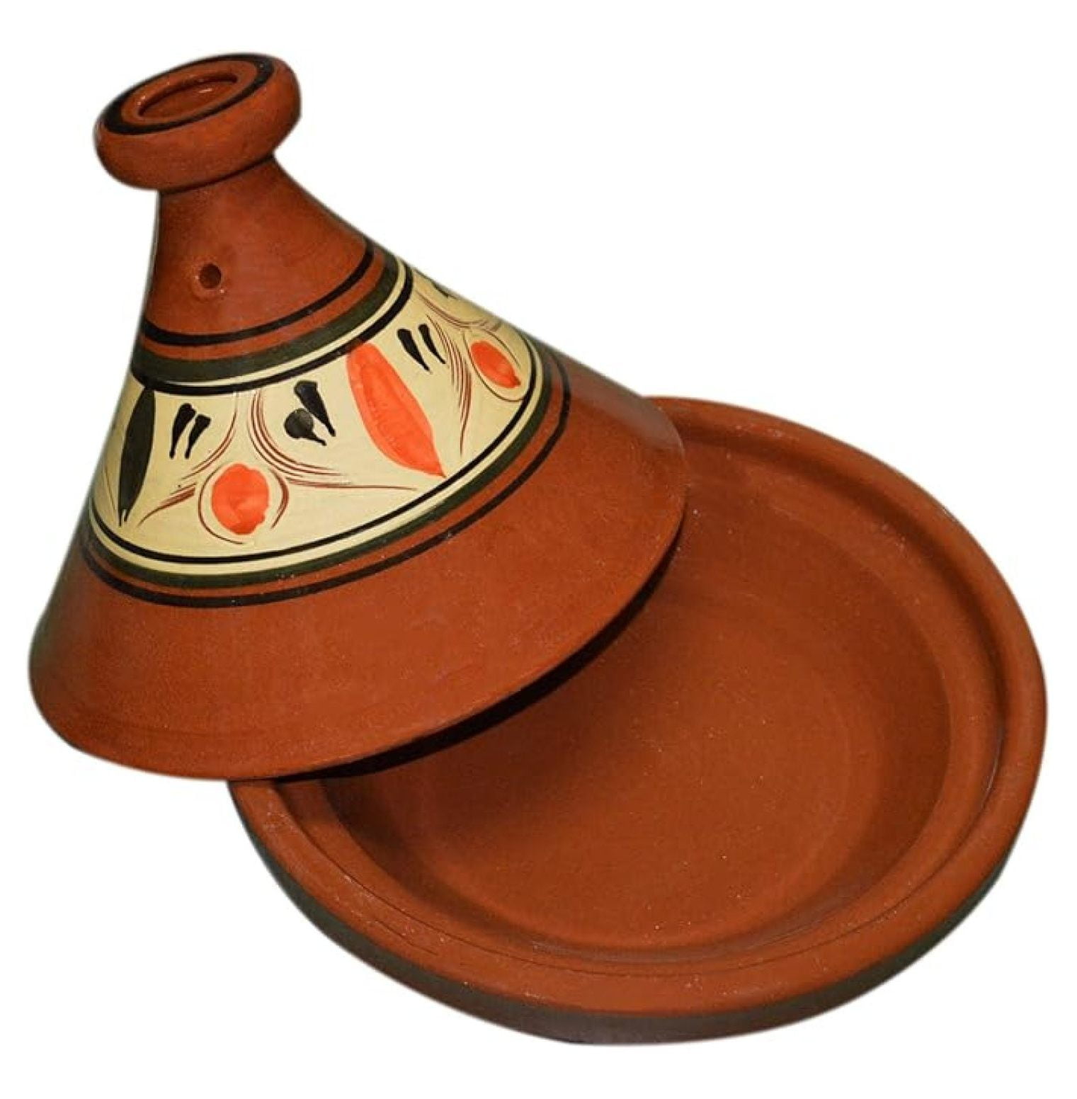 Moroccan Tagine - Lead Free Handmade Clay Pot - 10 Inch - Traditional ...