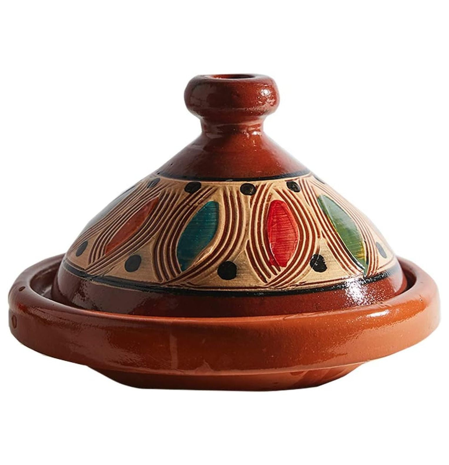 Moroccan Tagine Pot by | Traditional Ceramic Cooking Tagine | 7" tall ...