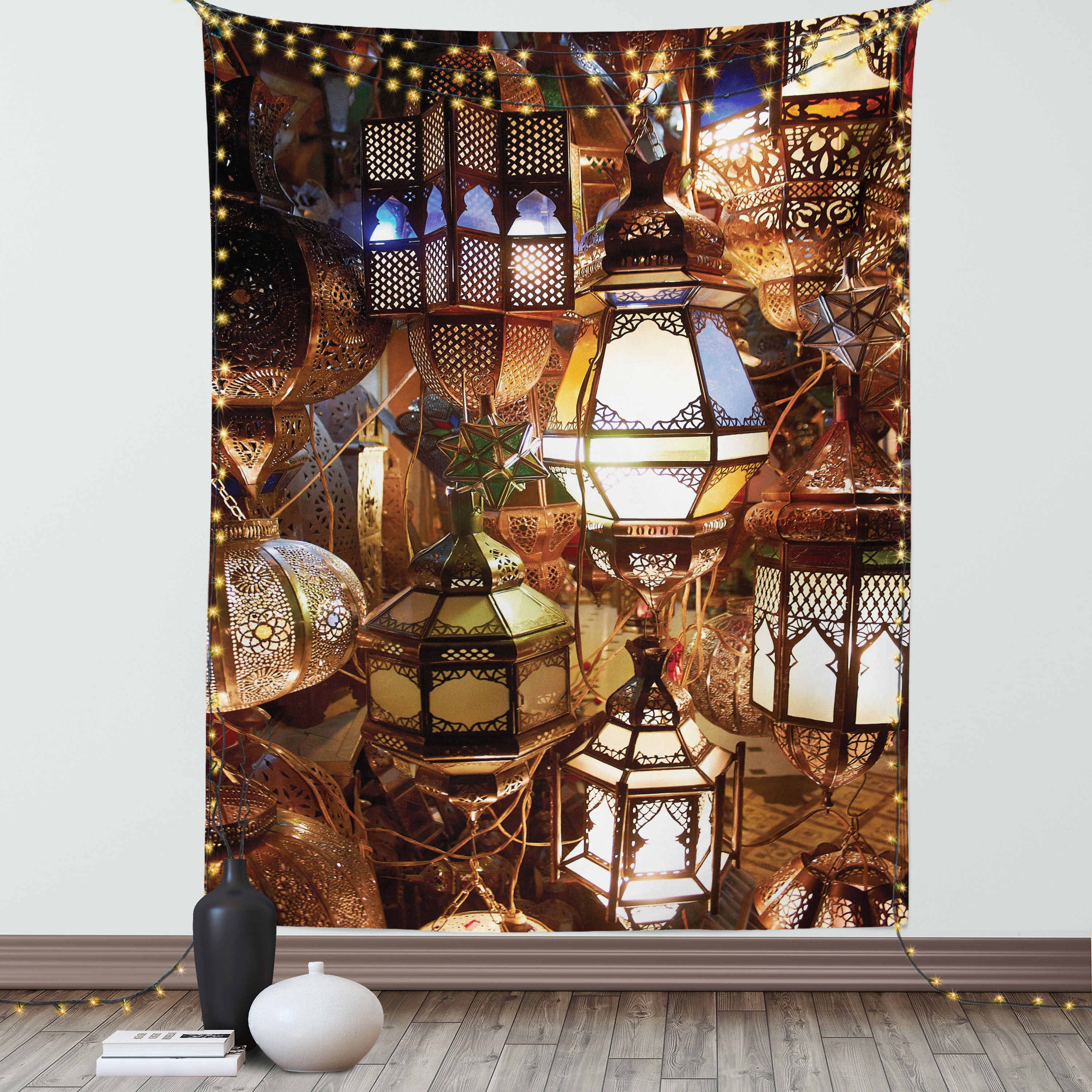 Moroccan Tapestry, Arabic Lanterns Souk Evening Culture Historical ...