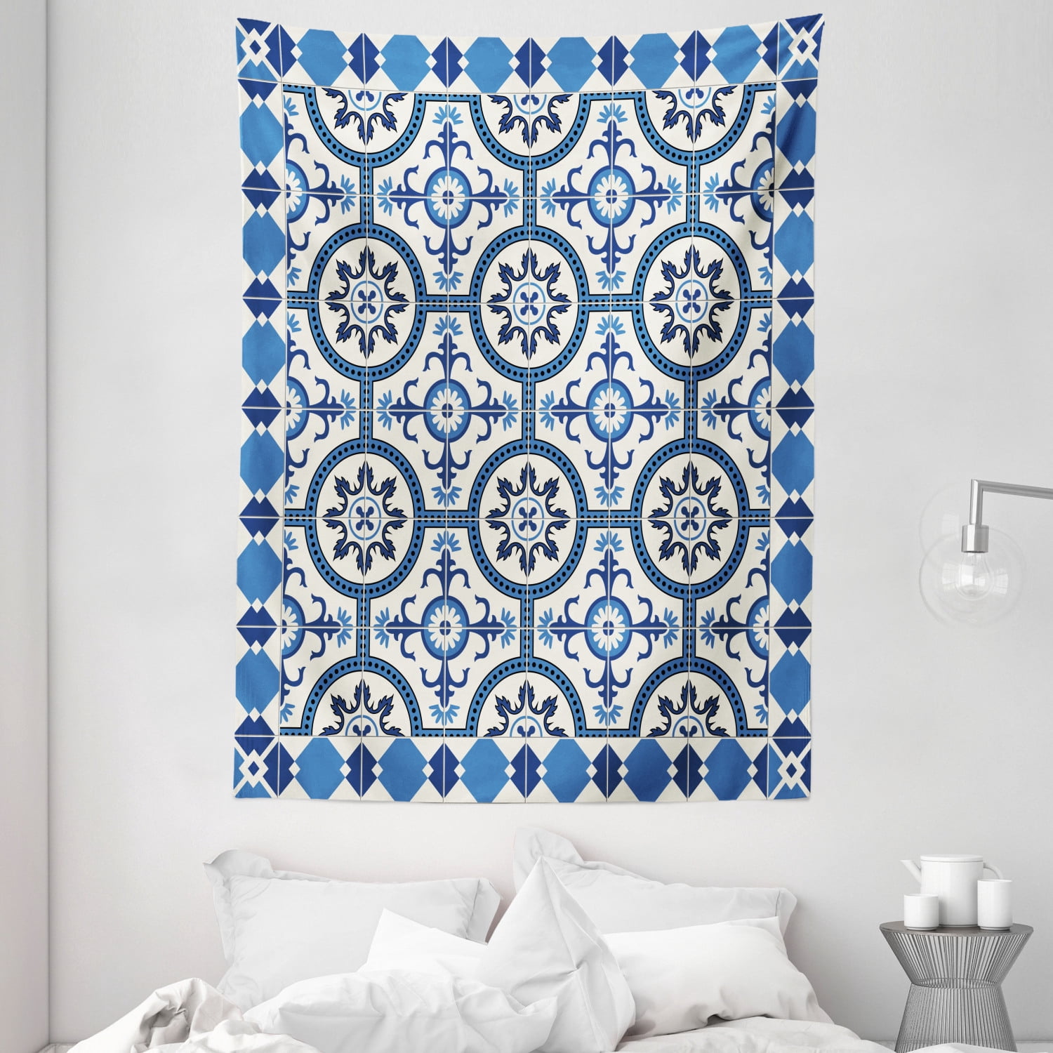 Moroccan Tapestry, Oriental Turkish Style Inspired Arabesque Mosaic ...