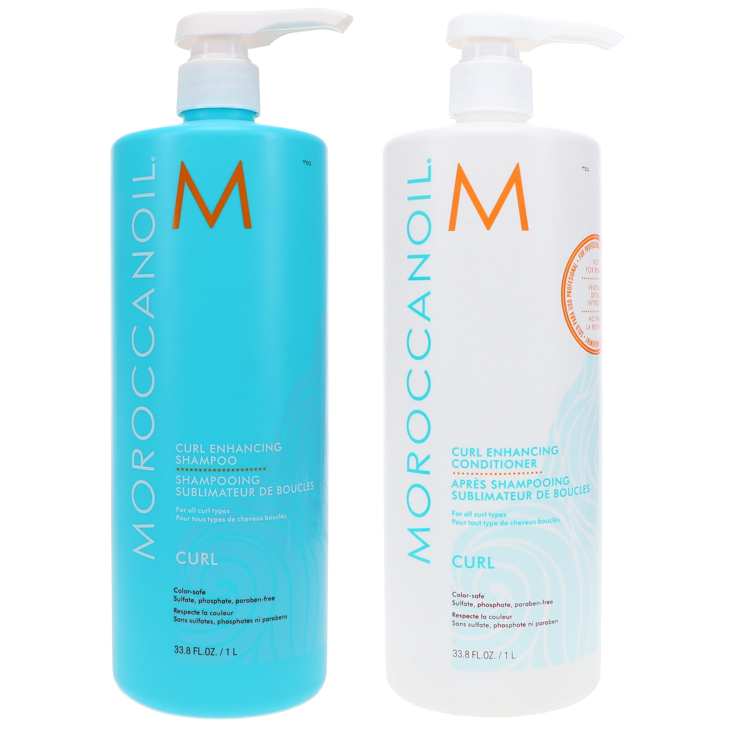 Hydrating & Smoothing Moroccanoil Curl Enhancing Shampoo and ...