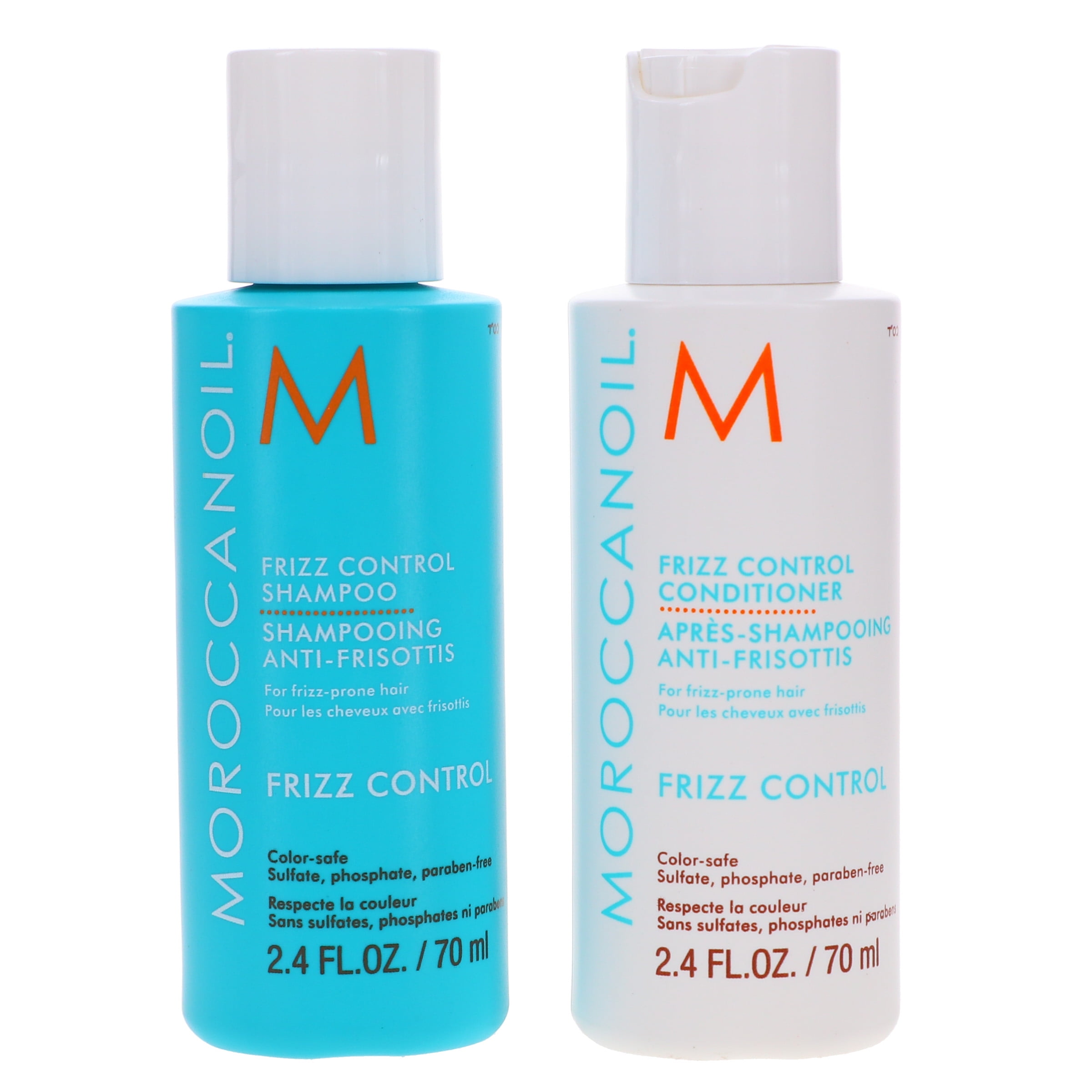 Moroccanoil Frizz Control Shampoo 2.4 oz & Frizz Control Conditioner 2. ...