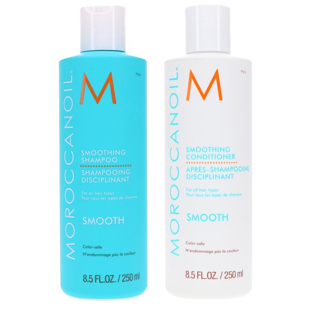 Moroccanoil Smoothing Shampoo 8.5 oz & Smoothing Conditioner 8.5 oz ...