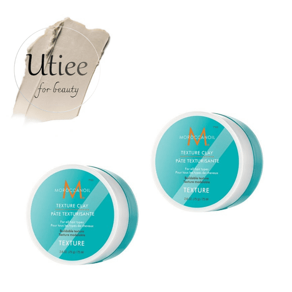 Moroccanoil Workable Texture Clay, Matte Finish, Strong Hold, 2.6 oz ...
