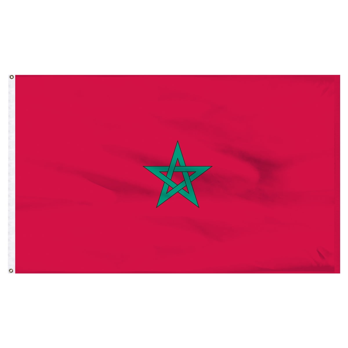Morocco 2x3ft Nylon Flag with Indoor Pole Hem and Fringe - Walmart.com
