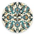 Morocco Arabesque Colors Bedroom Wall Clock Large Modern Kitchen ...