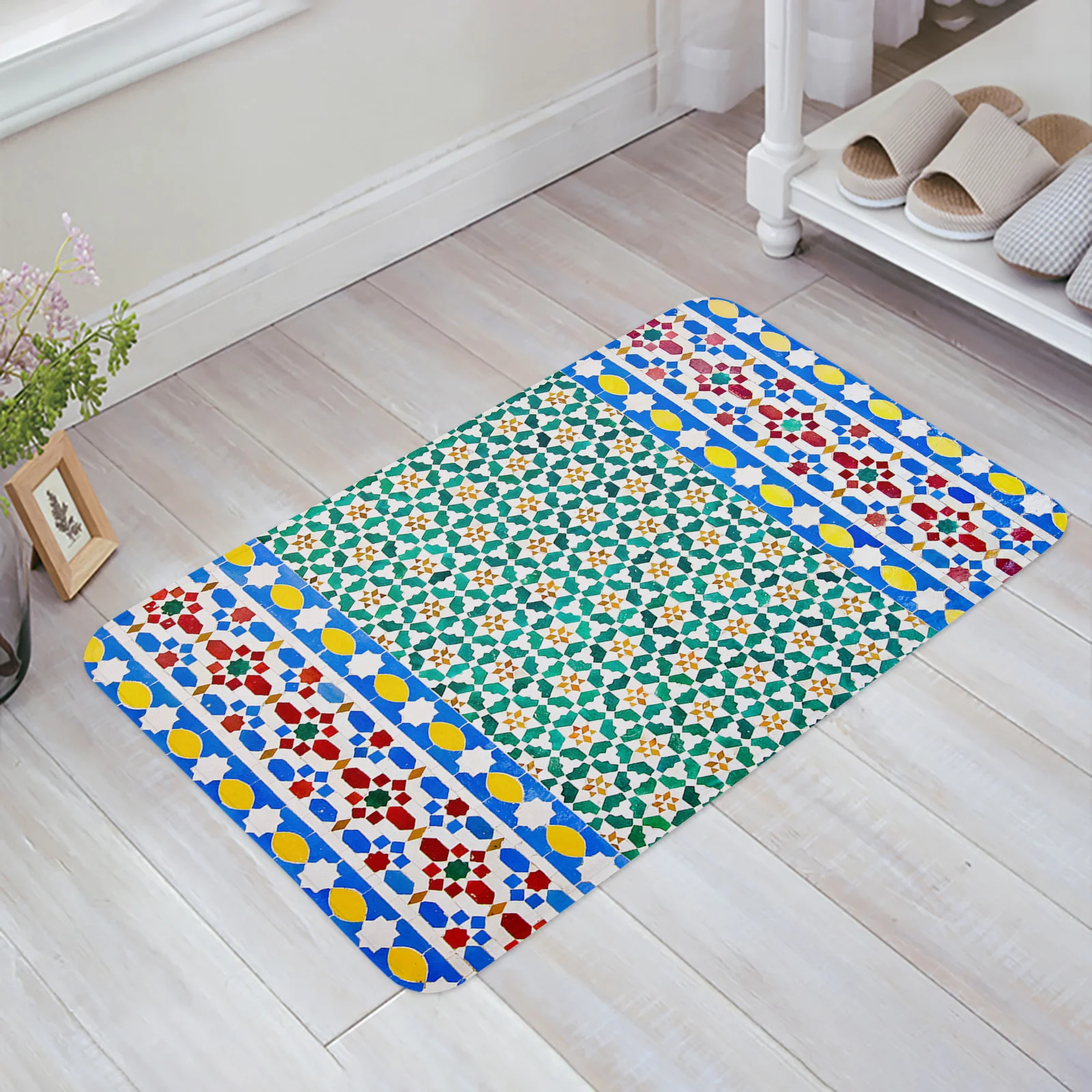 Morocco Ceramic Tile Carpet For Living Room Area Rug Floor Mat Bedside ...