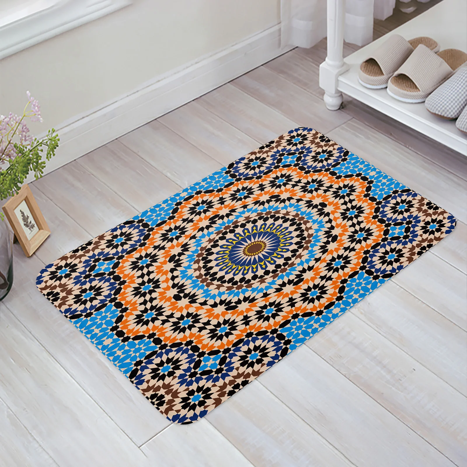 Morocco Ceramic Tile Carpet For Living Room Area Rug Floor Mat Bedside ...
