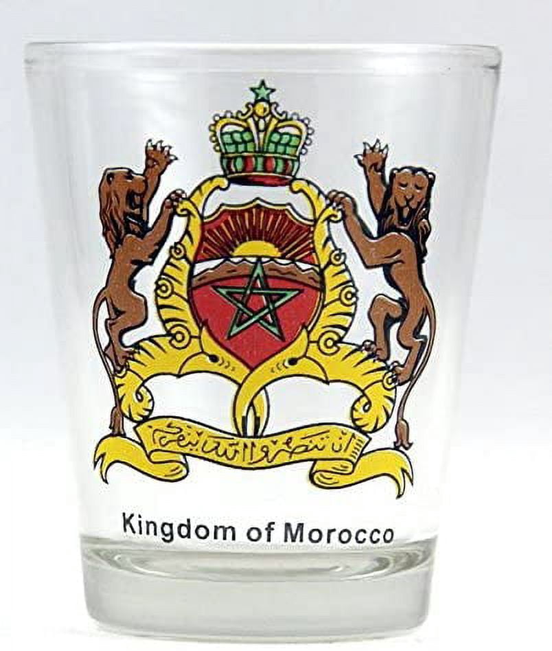 Morocco Coat Of Arms Shot Glass - Walmart.com