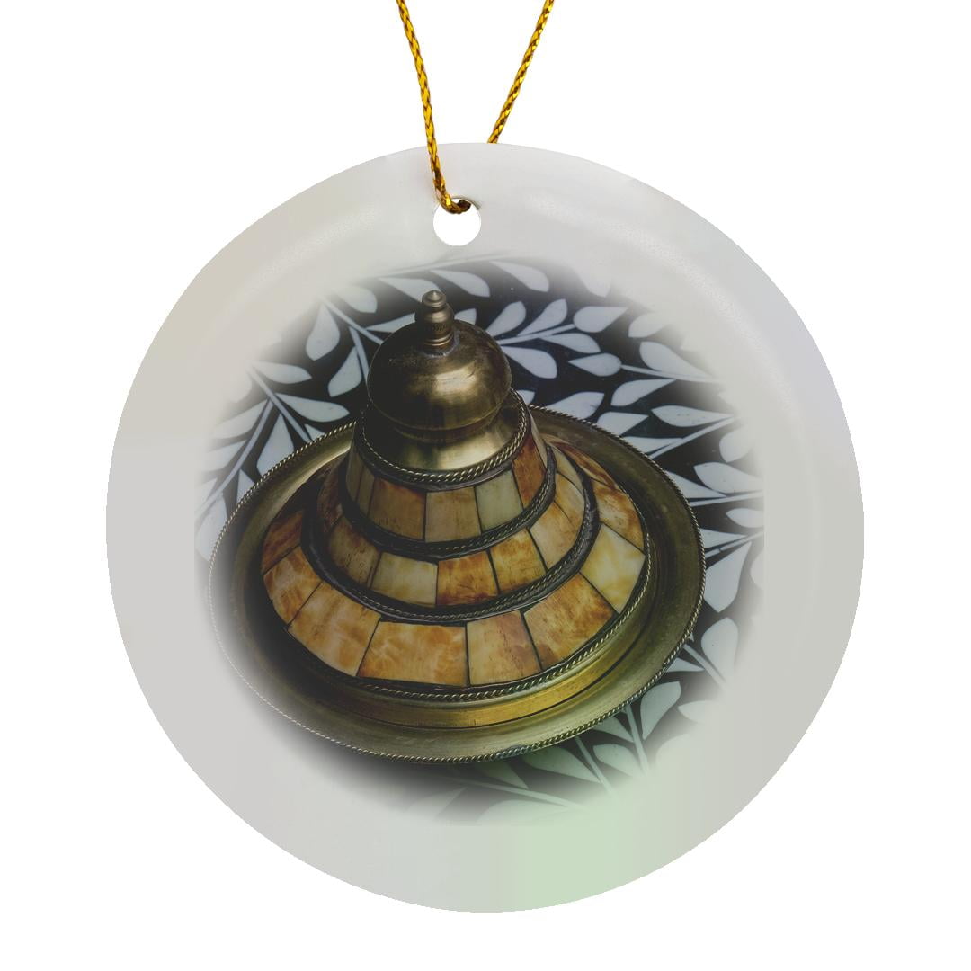 3drose, Morocco. Covered Brass Bowl with Camel Bone Inlay on Stone ...