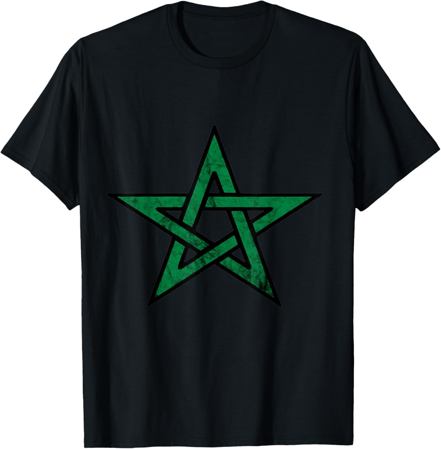 Morocco Crest Moroccan Star Moroccan Flag African Pride T-Shirt ...