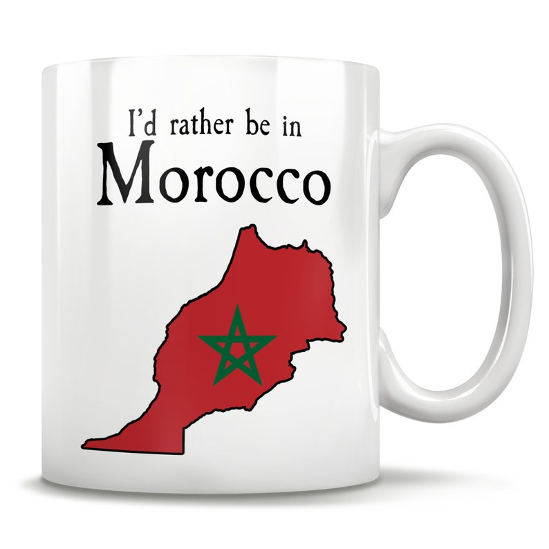 Morocco Gift, Moroccan Mug, Morocco Map, Morocco Pride, Morocco Flag ...