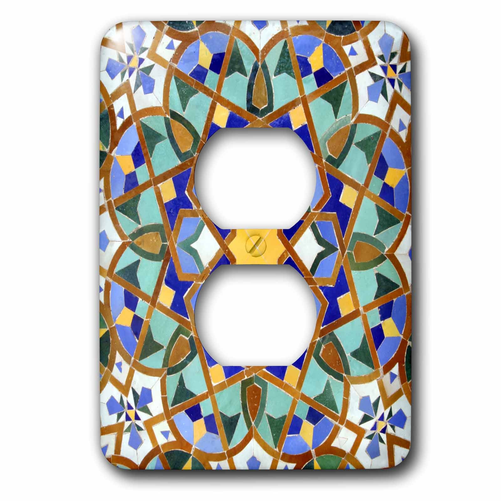 3dRose, Morocco, Hassan II Mosque mosaic, Islamic tile detail-AF29 ...