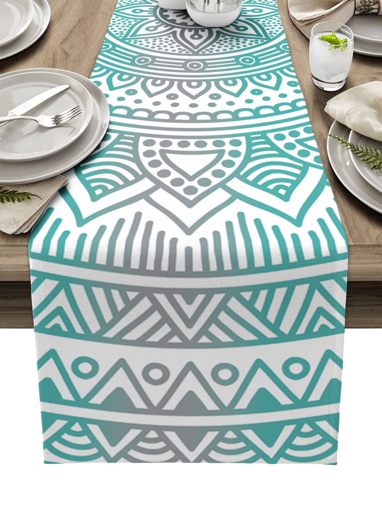 Morocco Mandala Flower Table Runner ration Home r Dinner Table ration ...