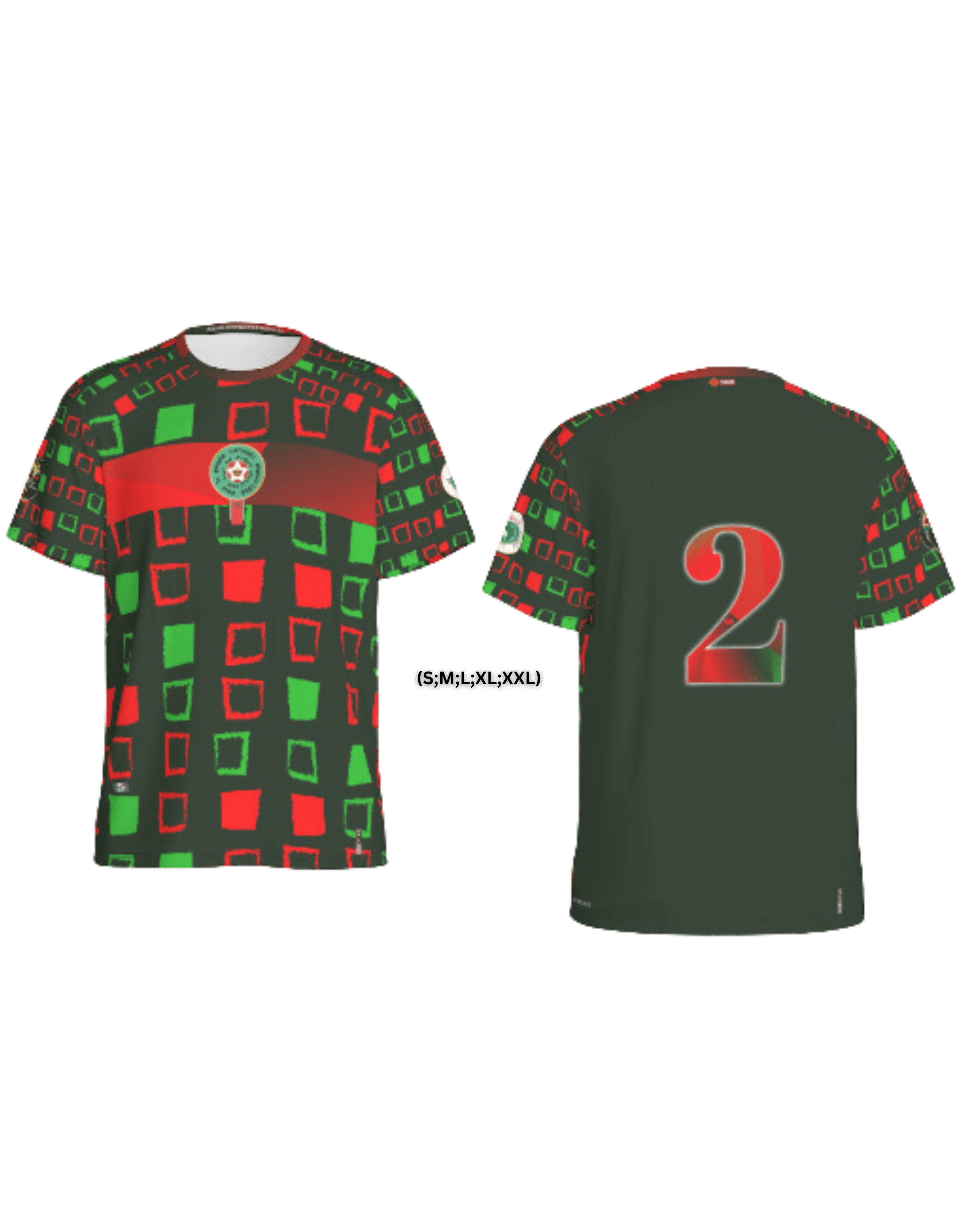 Morocco National Team soccer Jersey (Maillot du maroc ). Large (XS,S, M ...