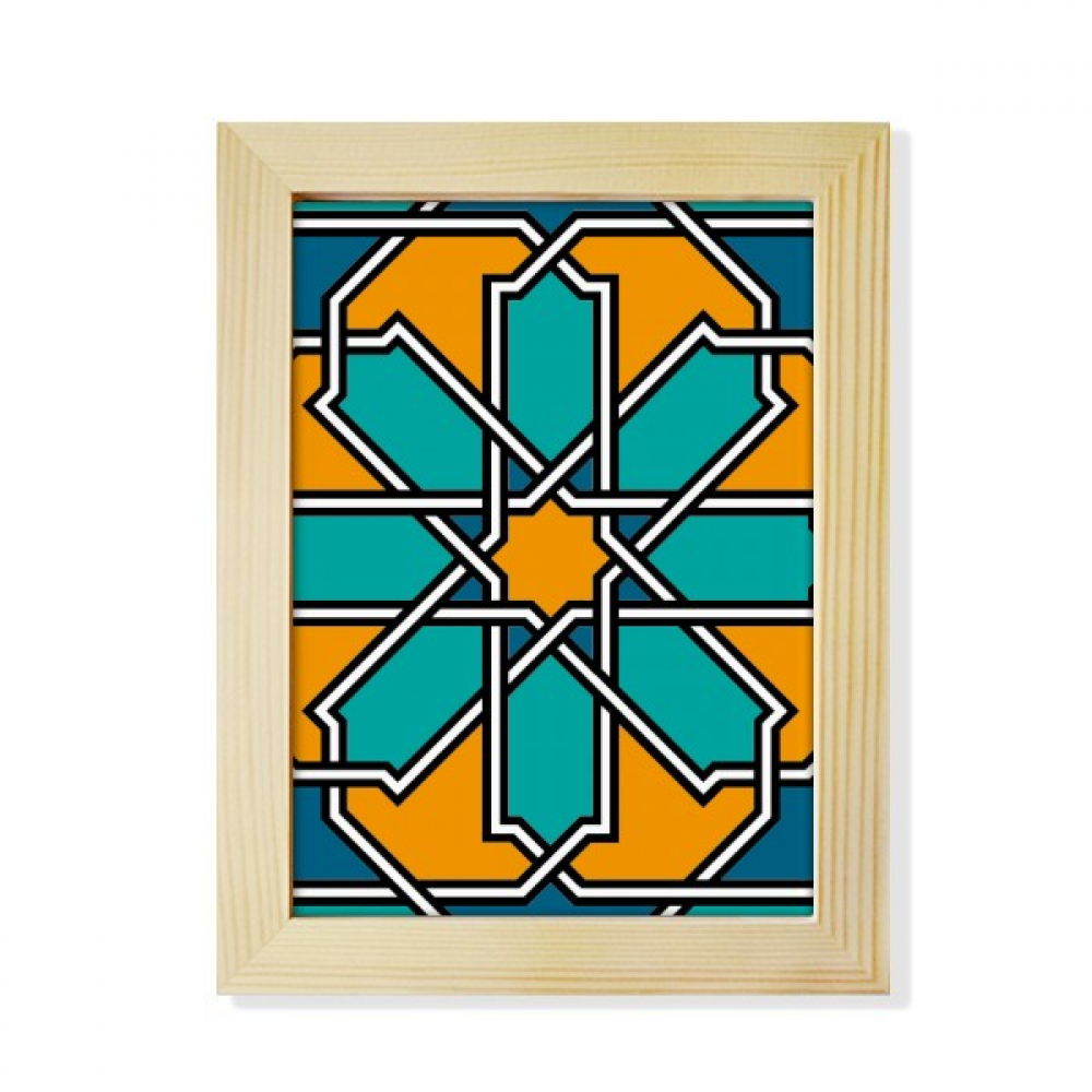 Morocco Style Flower Pattern Desktop Adorn Photo Frame Display Art ...