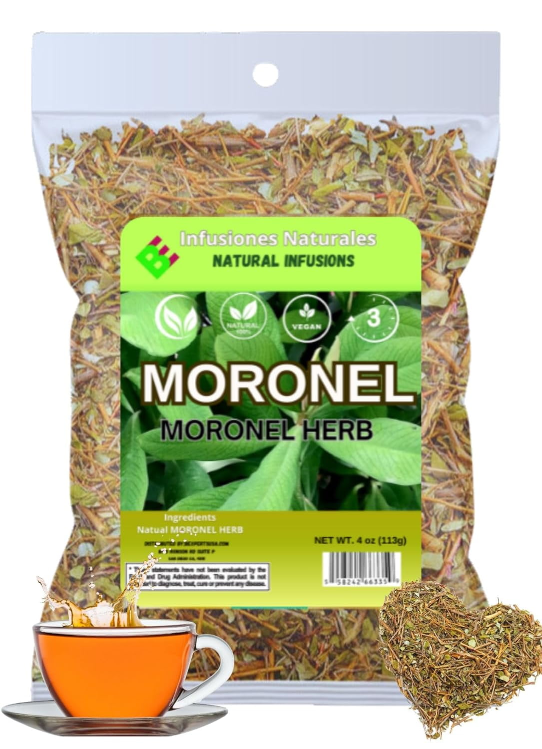 Moronel TEA (4 onzas) | Té de hierbas Moronel de primera calidad | Te ...