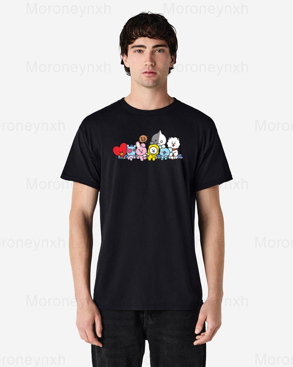 Moroneynxh99 BT21 Characters KPop BTS Army Jungkook Jimin Suga Fan T Shirt, for unisex up to 5XL ...