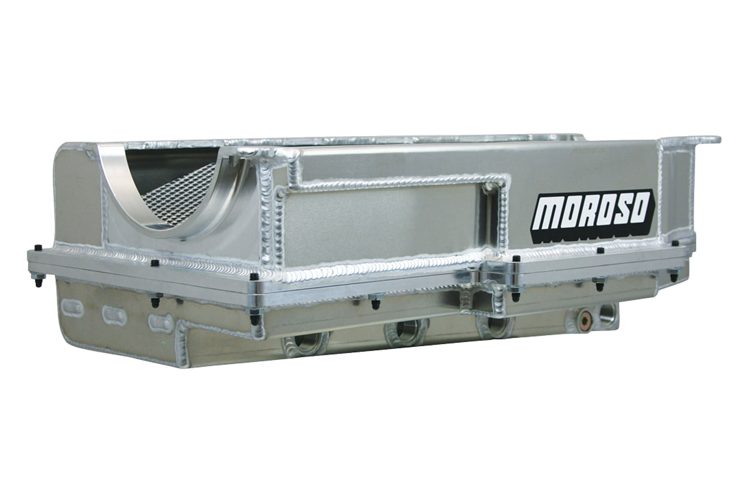 Moroso 21598 Drag Race Oil Pan - Aluminum - Wet Sump - 8.500" Sump ...