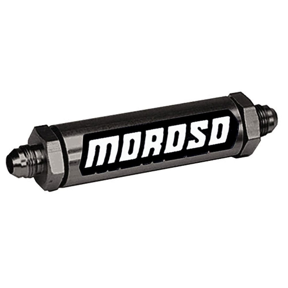 Moroso Inline Screened Oil Filter #8 AN Fittings - Walmart.com