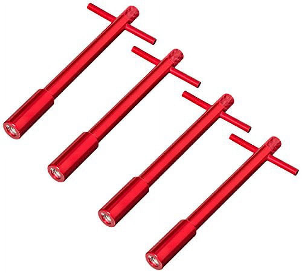 Moroso 68605 Red Powder-Coated Aluminum Valve Cover Wing Nut - Walmart.com