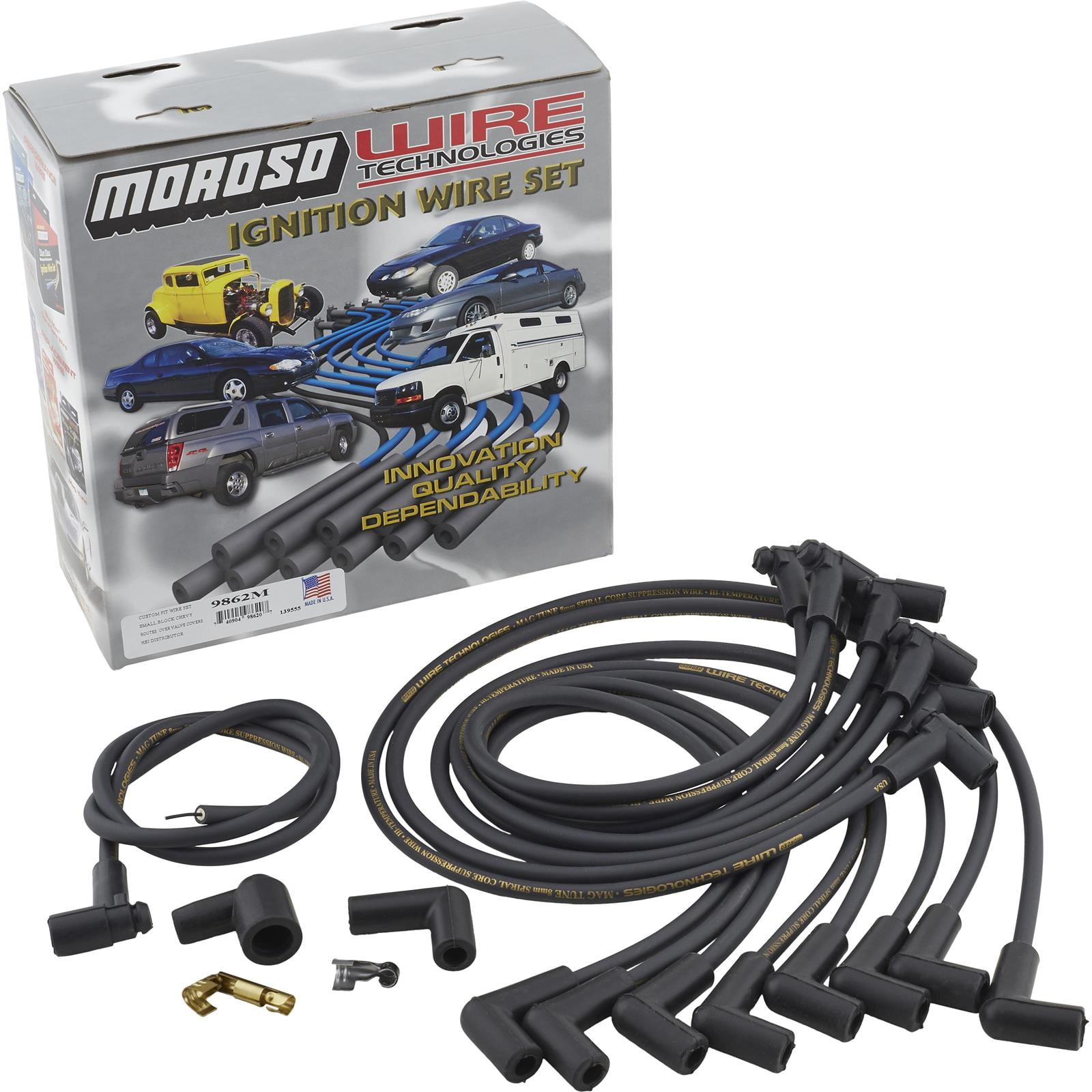 Moroso Chevrolet Small Block HEI Over V/C Unsleeved 90 Degree Mag Tune ...