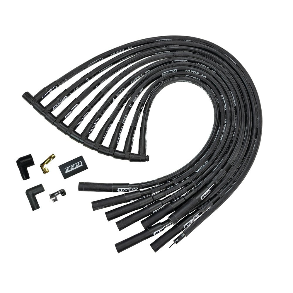Moroso Ultra 40 Plug Wire Set - Black - Walmart Business Supplies