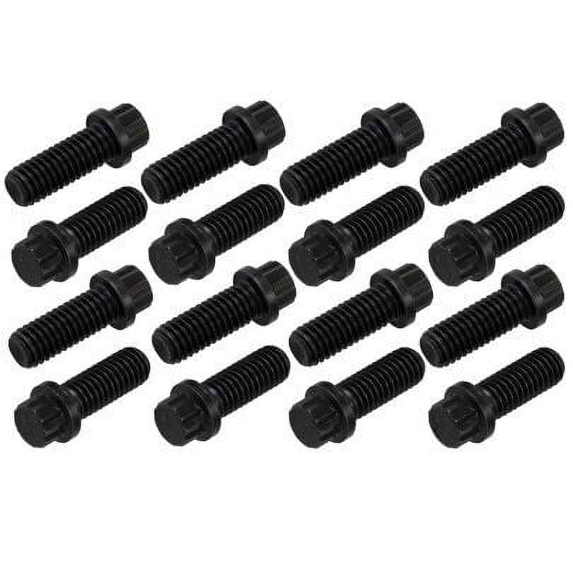 Moroso for GM BBC/SBC 3/8in-16 1in Long 12pt Header Bolts - Walmart.com