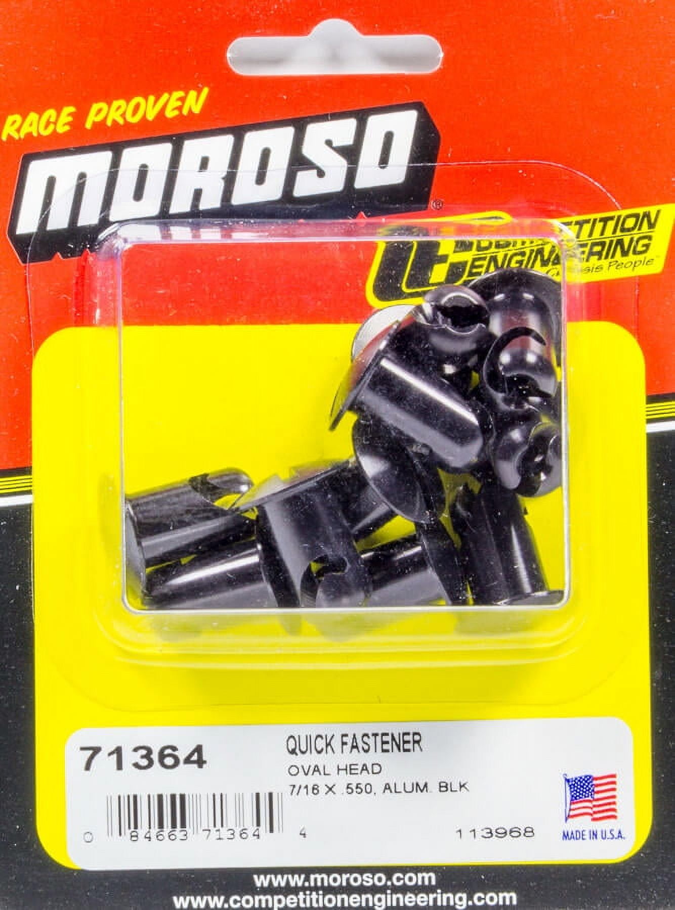 Moroso for Quick Fastener - Oval Head - 7/16in x .550in - Aluminum ...