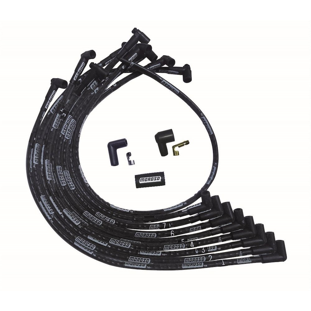 Moroso Ultra Plug Wire Set SBC Over V/C Black - Walmart Business Supplies