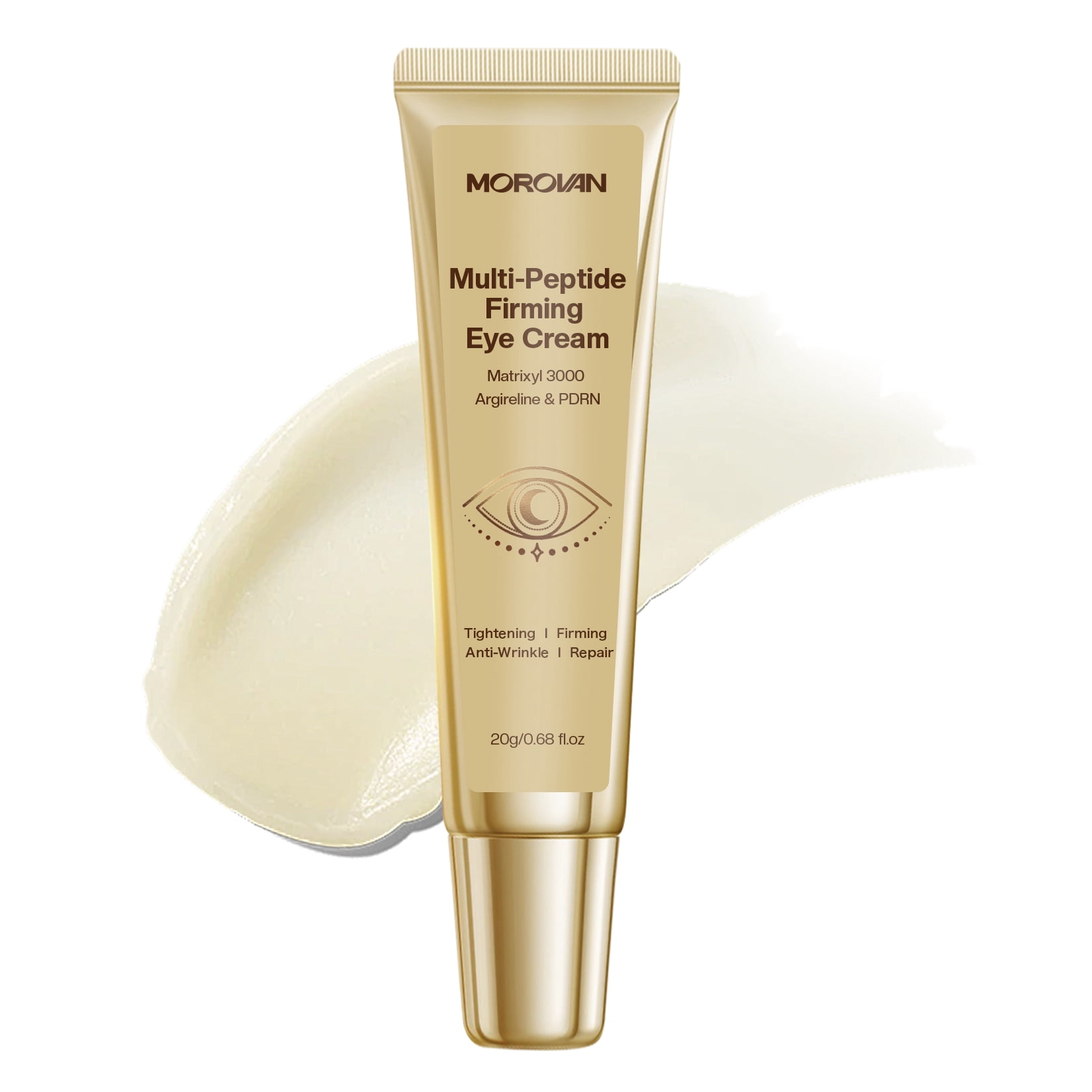 Morovan Multi-Peptide Firming Eye Cream with Matrixyl 3000 Argireline ...
