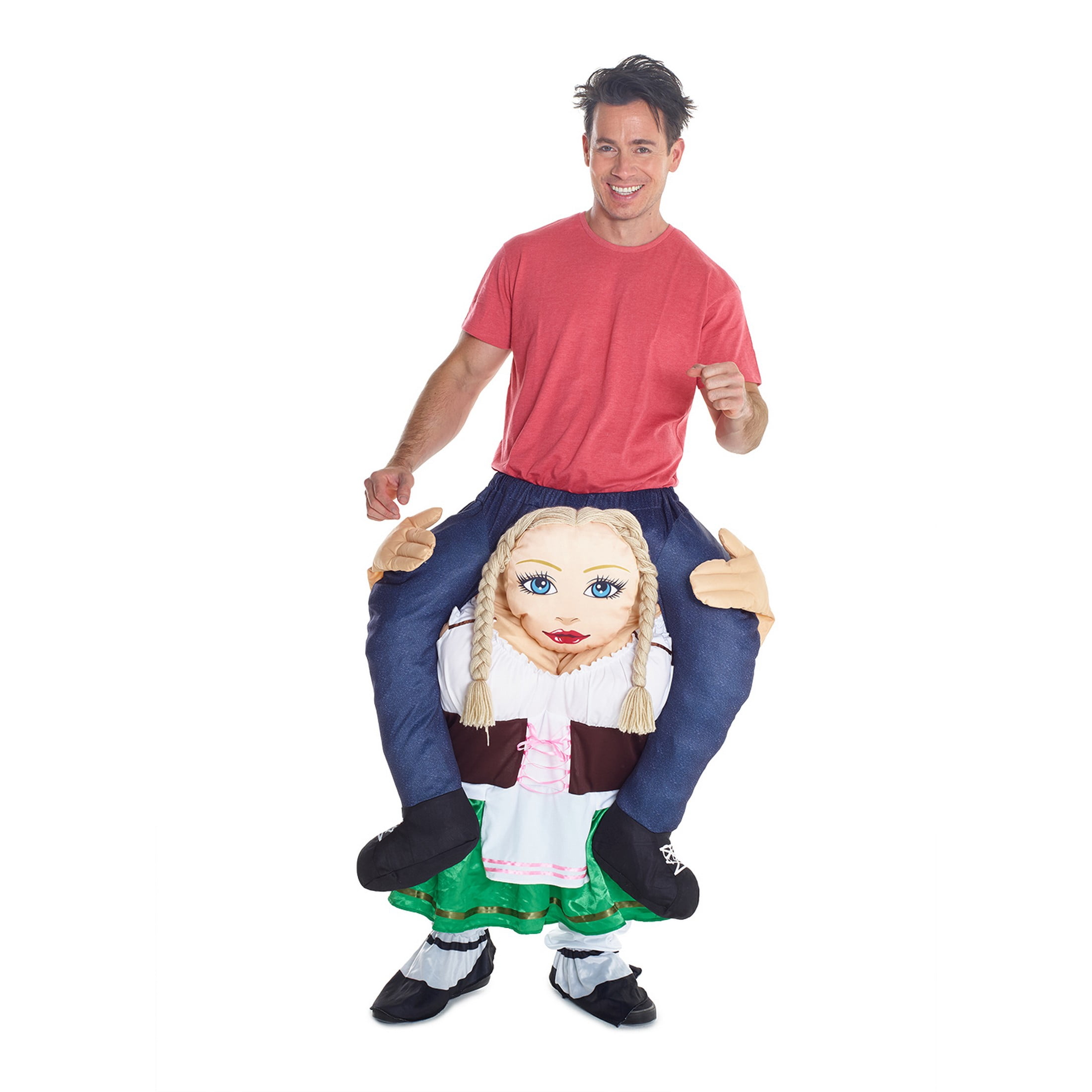 Morph Adult Drinks Piggyback Costume Oktoberfest Drindl Ride On ...