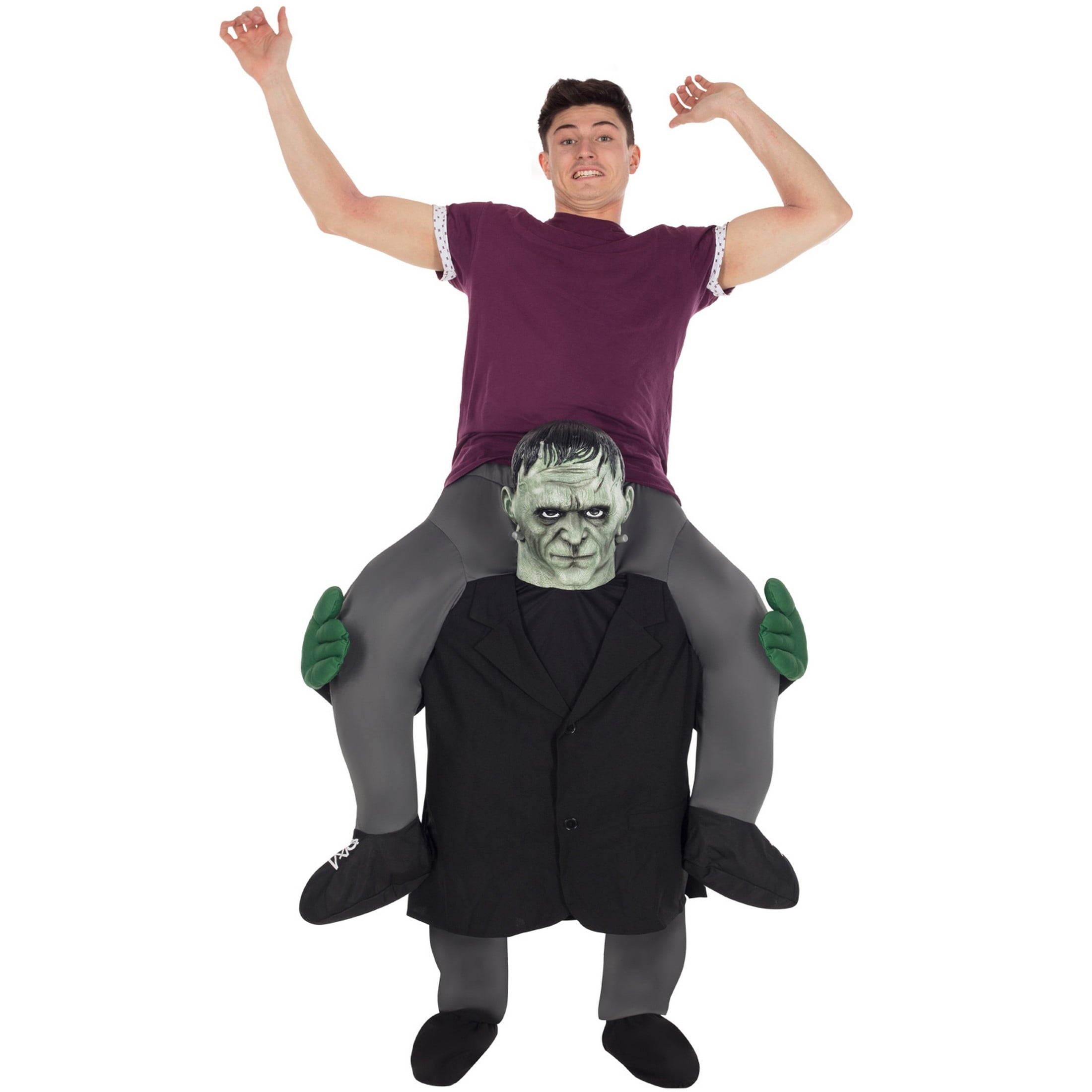 Morph Adult Frankenstein Piggyback Costume Mens Monster Ride On ...