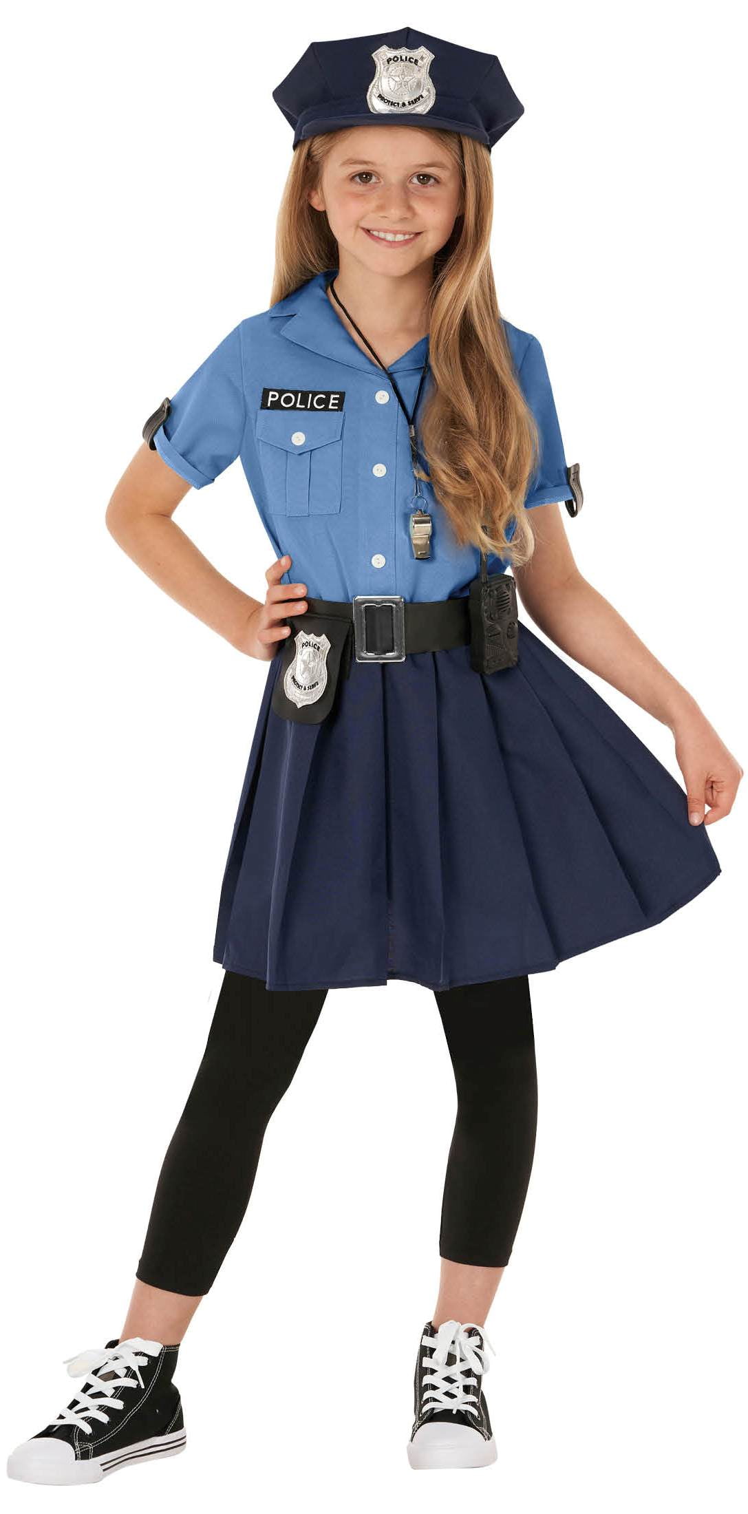 Morph Kids Police Officer Costume with Accessories, Toddler Play Dress ...