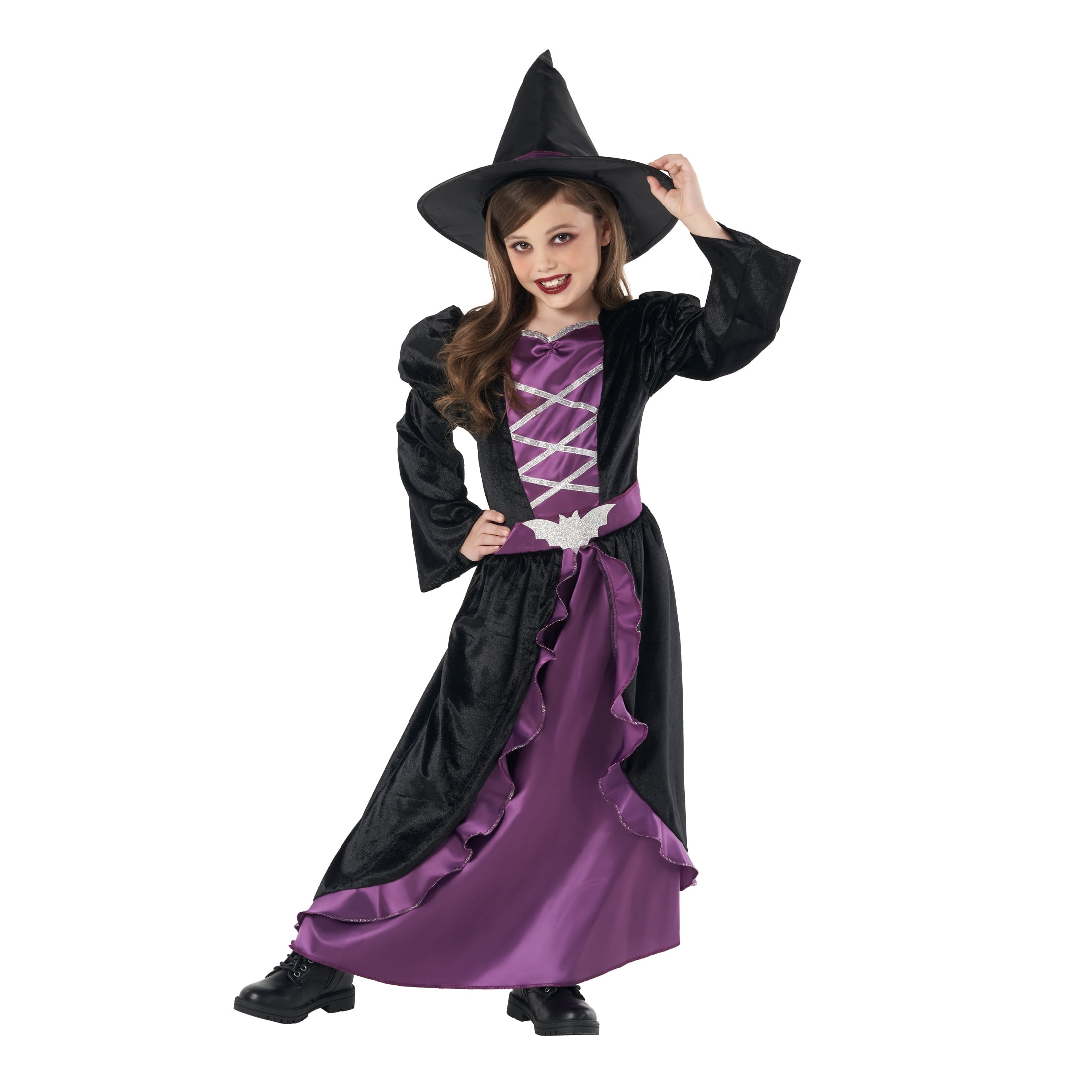 Morph Costumes Purple Witch Halloween Costume for Children, Girls S ...