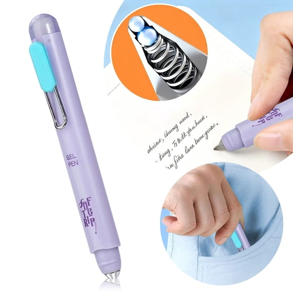Morph Extendable Gel Pen,Dual-Length Pocket Pen,Small Pen,Travel Pen ...