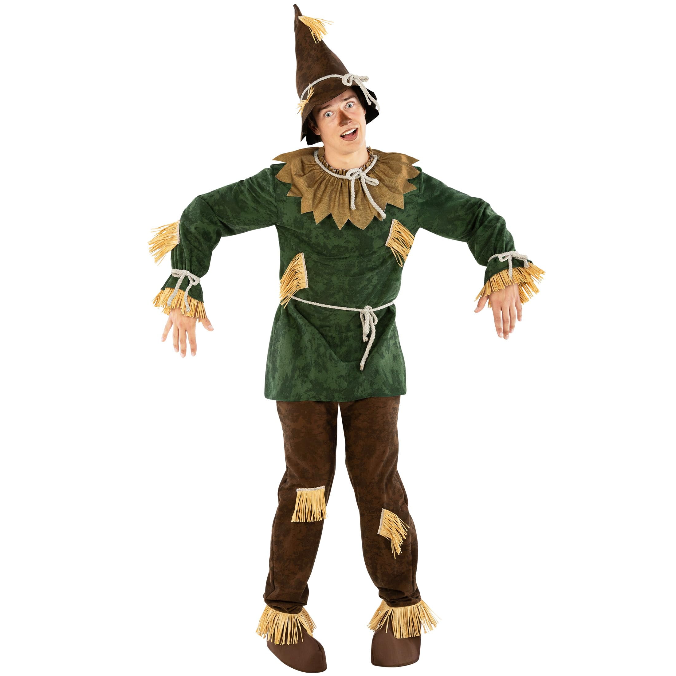 Morph Friendly Scarecrow Costume Men Halloween Costume For Men Green ...