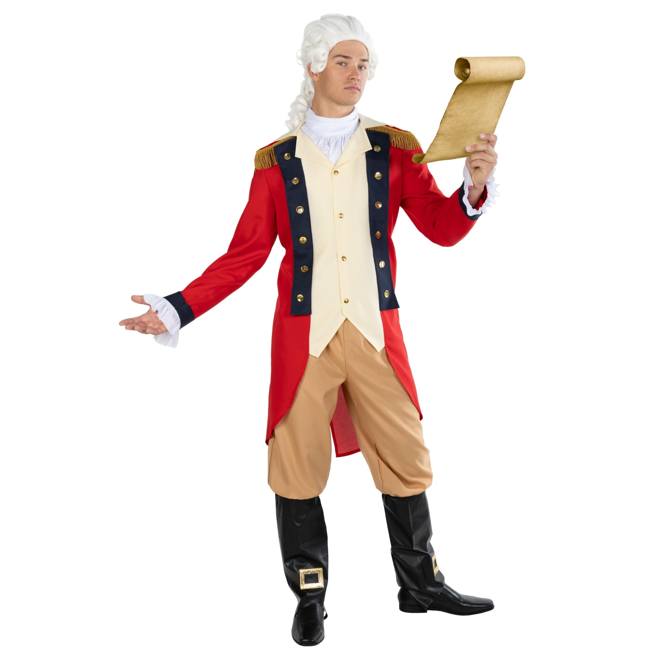 Morph George Washinton Red Costume Men Halloween Costume For Men Red XX ...