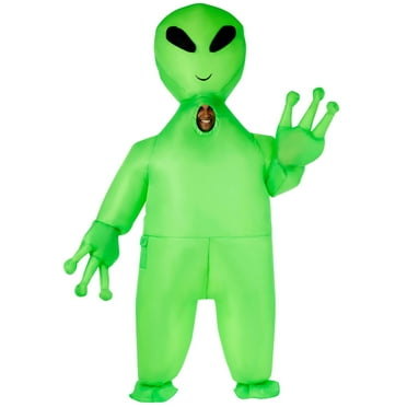 Alien Pick Me Up Inflatable Halloween Costume for Adults, Adult One ...