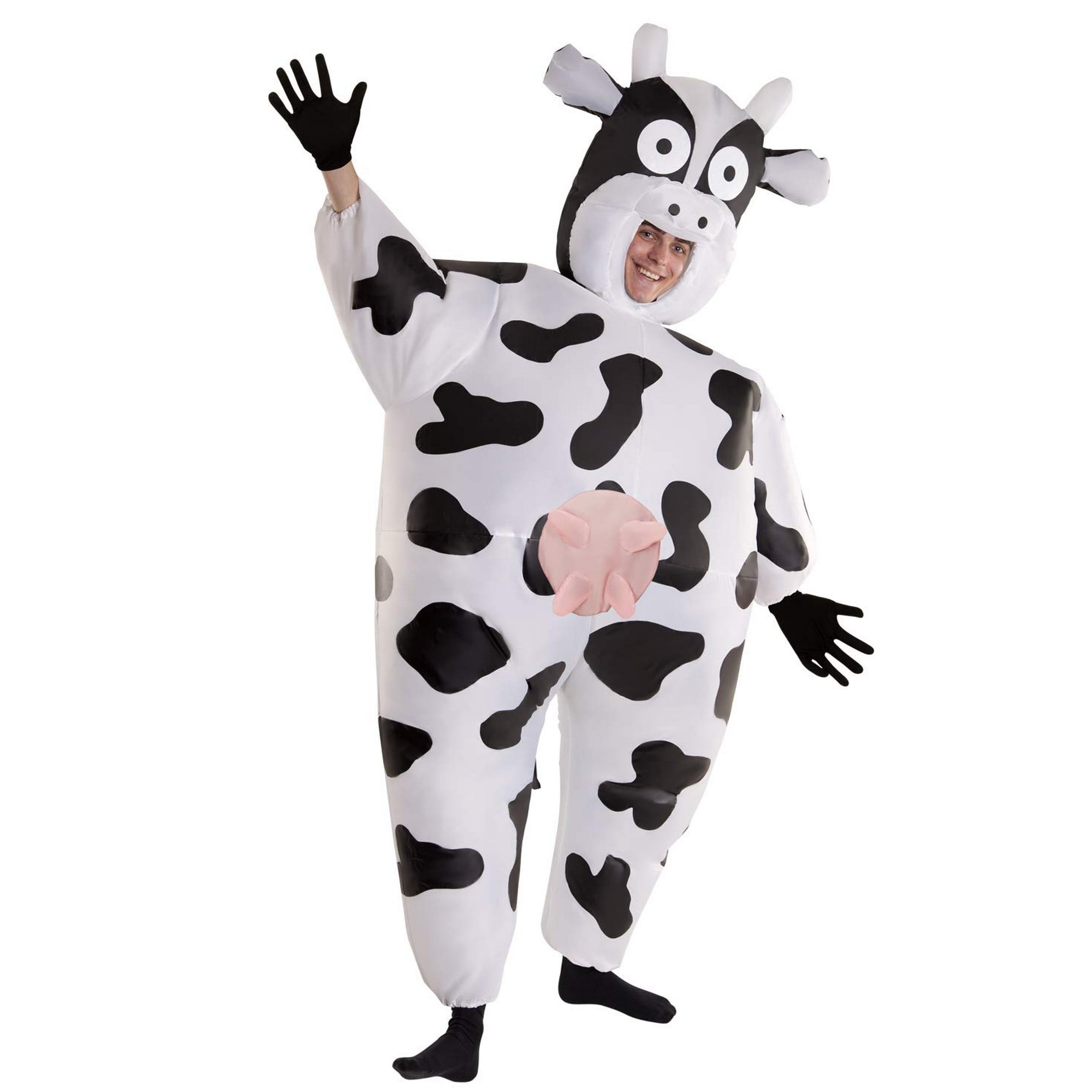 Morph Inflatable Cow Costume Adult Funny Giant Animal Blow Up Stag ...