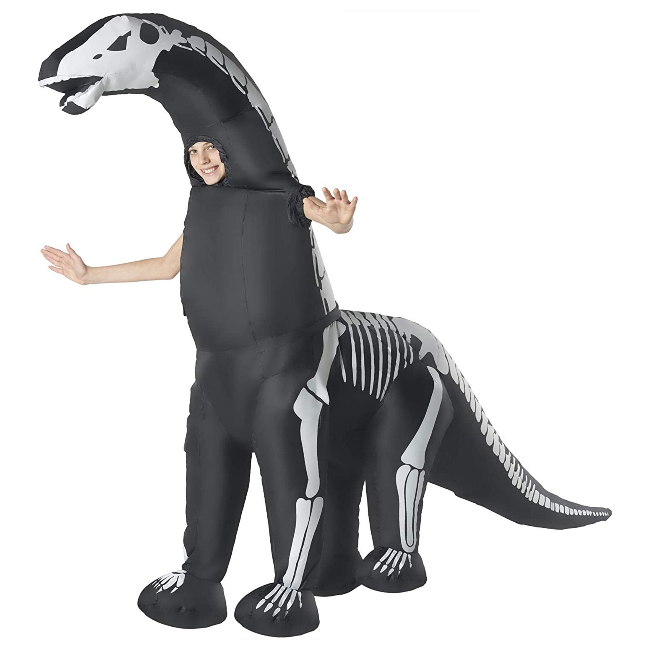 Morph Kids Skeleton Diplodocus Inflatable Costume Boys Halloween ...