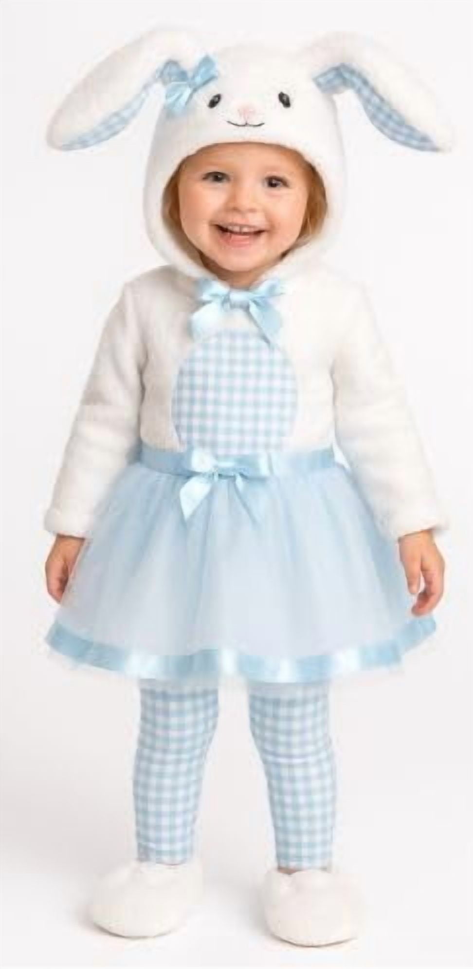 Morph Little Rabbit Costume Kids Halloween Costume For Unisex White XX ...