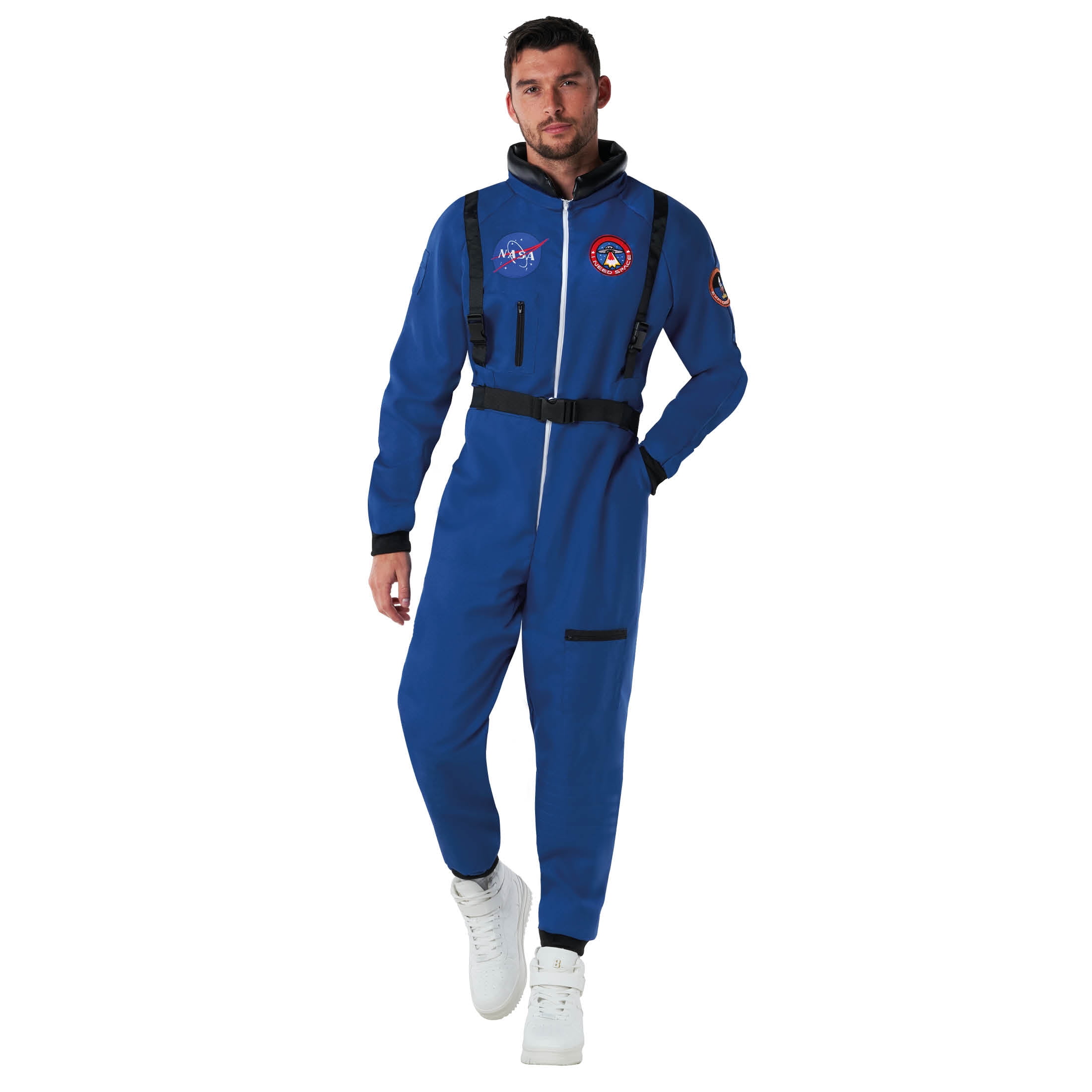 Morph Mens Blue Astronaut Costume Adult NASA Spaceman Space Suit ...
