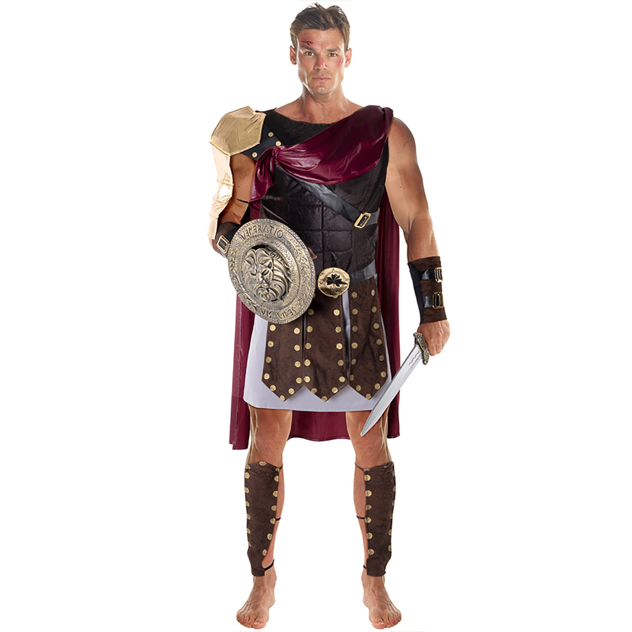 Morph Mens Brown Roman Armor Gladiator Adults Roman Costume Roman ...