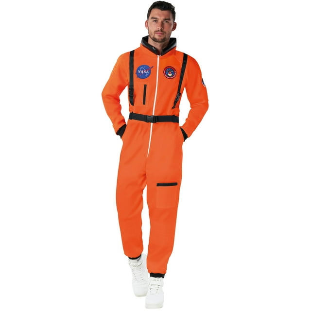 Morph Men's NASA-Approved Orange Astronaut Spaceman Jumpsuit Costume ...