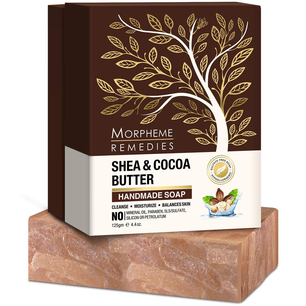 Morpheme Remedies Shea & Cocoa Butter Handmade Luxury Soap 125g ...