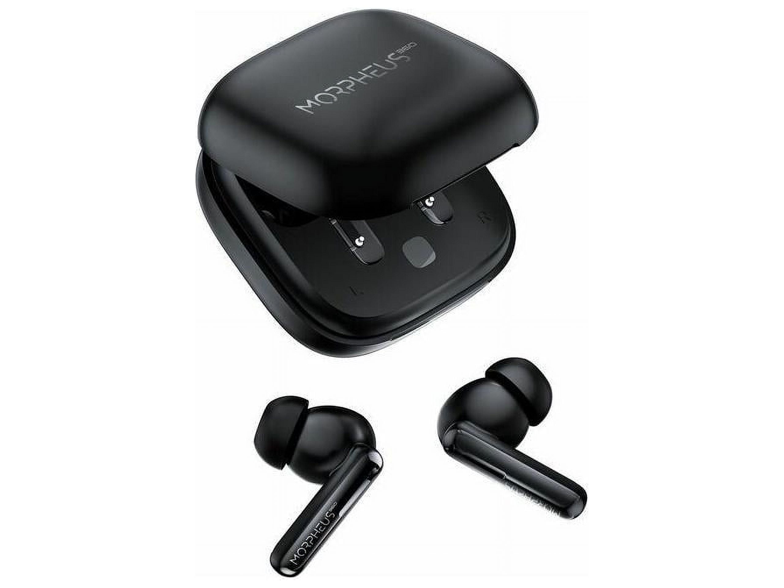 Morpheus 360 Nemesis ANC Wireless Noise Cancelling Earbuds, Black ...