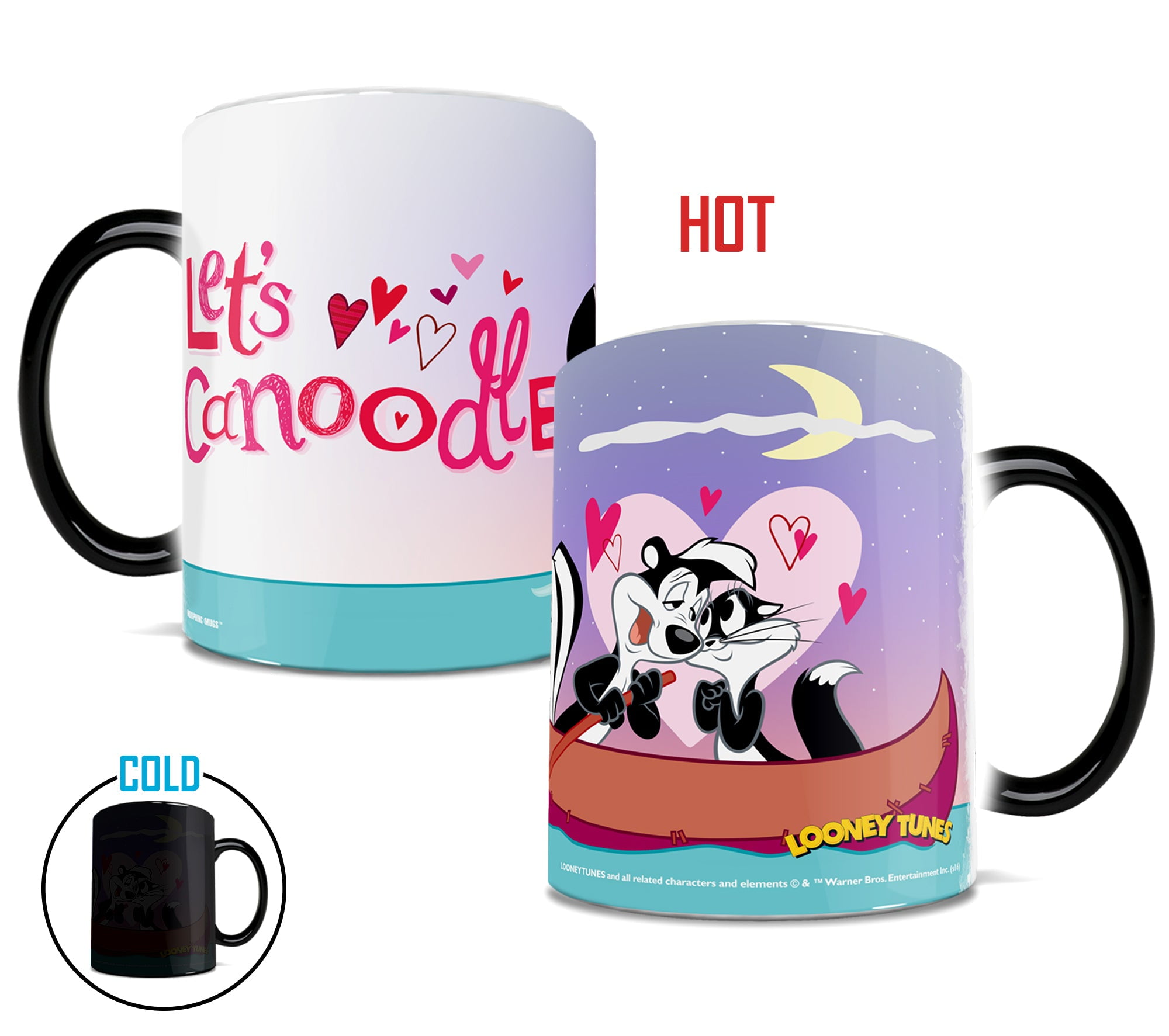 Morphing Mugs Looney Tunes Pepe Le Pew Lets Canoodle Valentines Day ...
