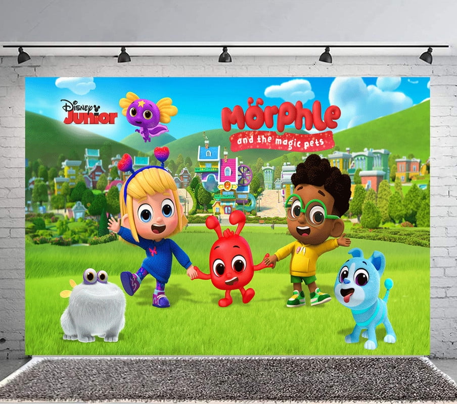 Morphle Backdrop Banner Party Supplies Poster Movie Theme Background ...